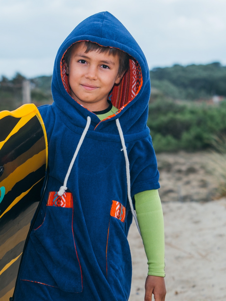 Kids Surf Ponchos - 100% Cotton Towel - Pakal Ethnic Surf Poncho